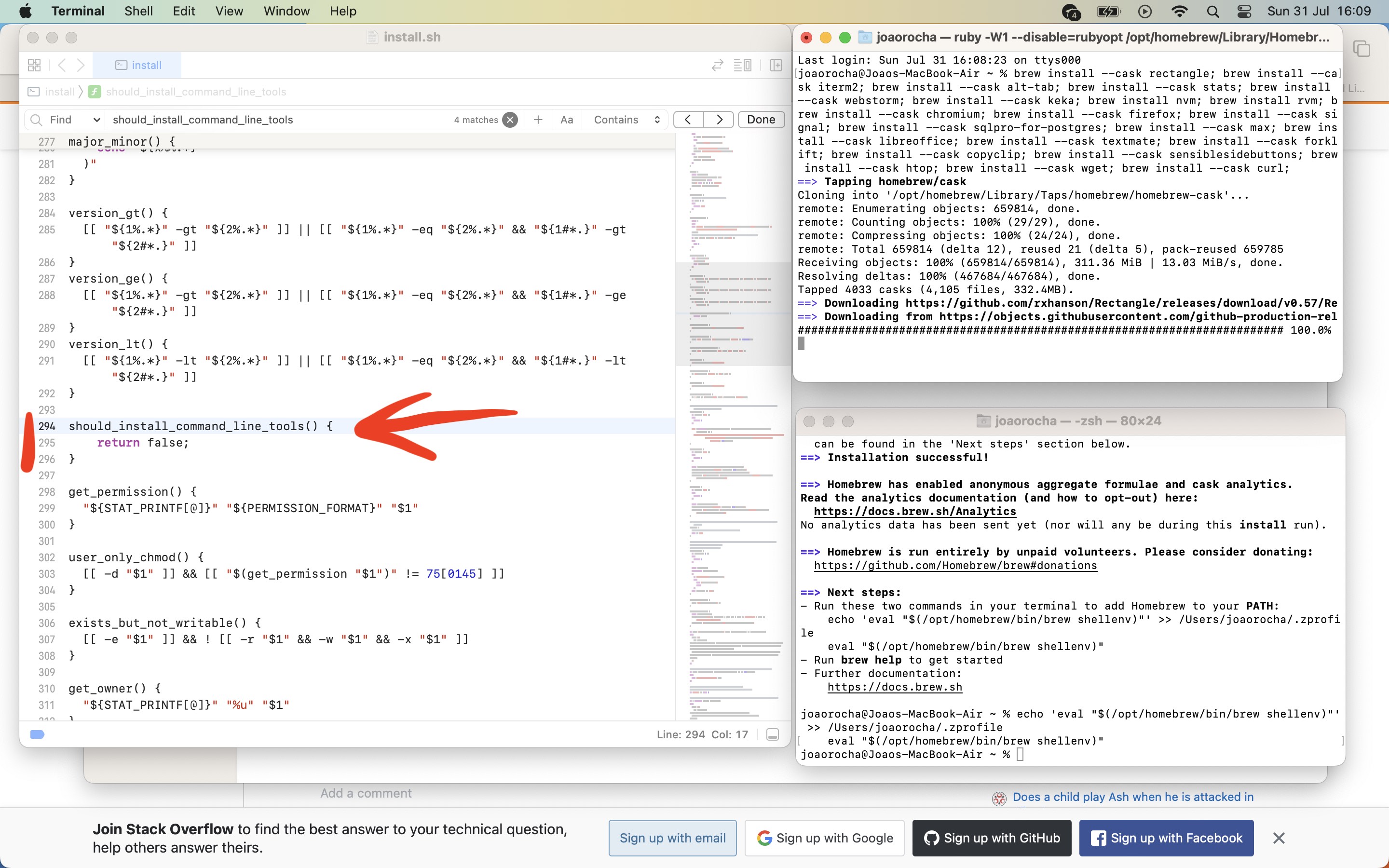 Homebrew Fix Command Line Tools Installation On MacOS Ventura Beta 